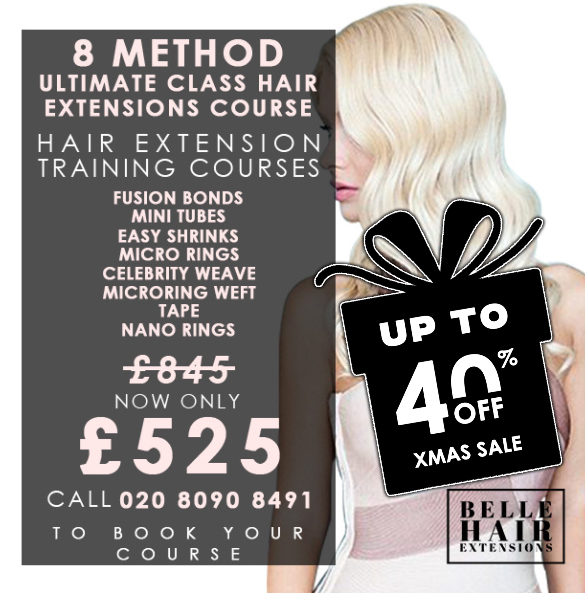 Hair Extension Courses | Belle Hair Extensions Training Academy